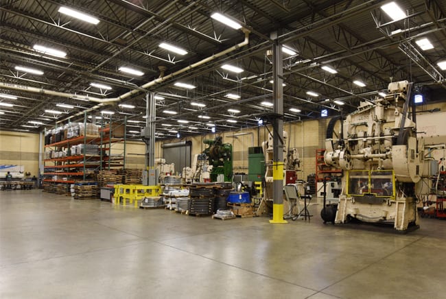 Shop Floor of Dunkirk Metal Products - Dunkirk Metal Products